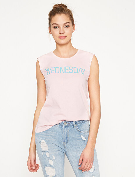 Koton Kadın Yazılı Baskılı T-Shirt