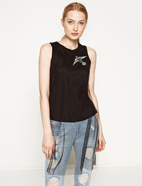 Koton Kadın İşlemeli Bluz