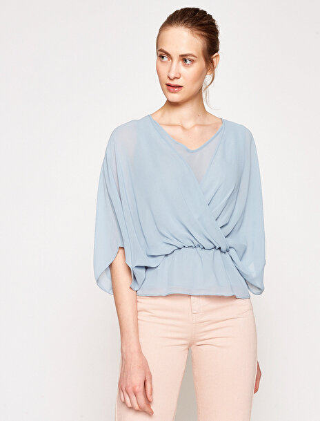 Koton Kadın Yarasa Kollu Gömlek