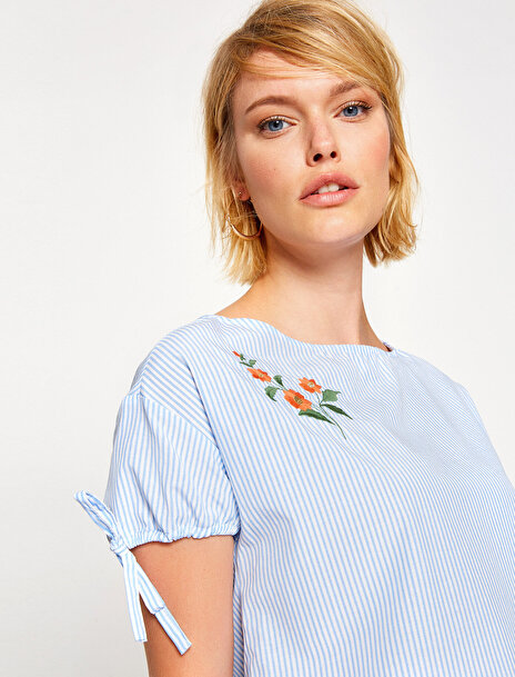 Koton Kadın İşlemeli Bluz