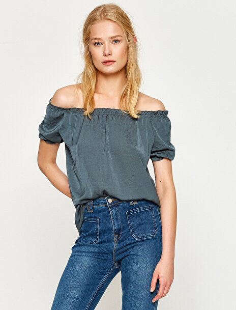 Koton Kadın Omzu Açık Bluz