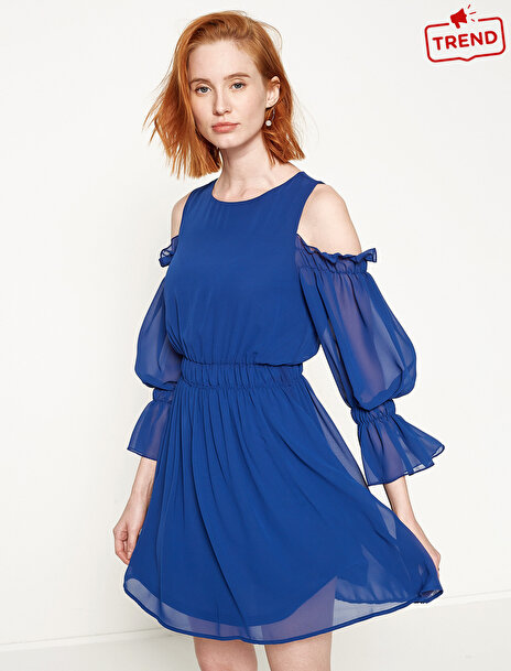 Koton Kadın Omuz Detaylı Elbise