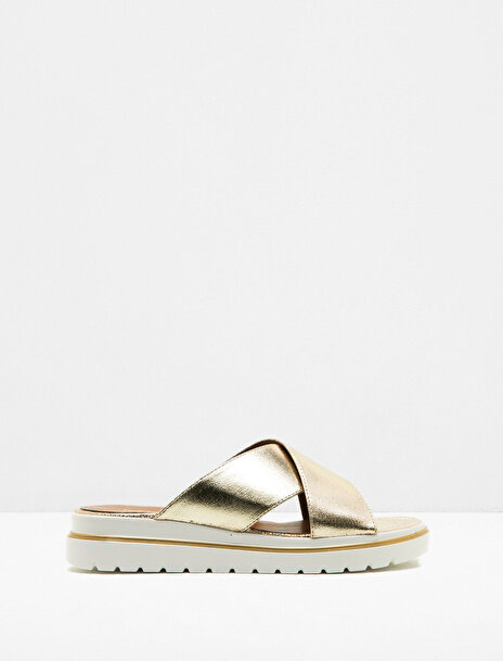 Koton Kadın Deri Görünümlü Terlik