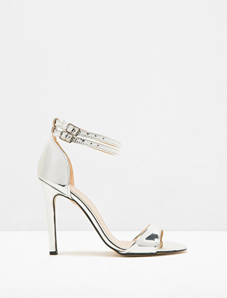 Koton Kadın Deri Görünümlü Topuklu Ayakkabı