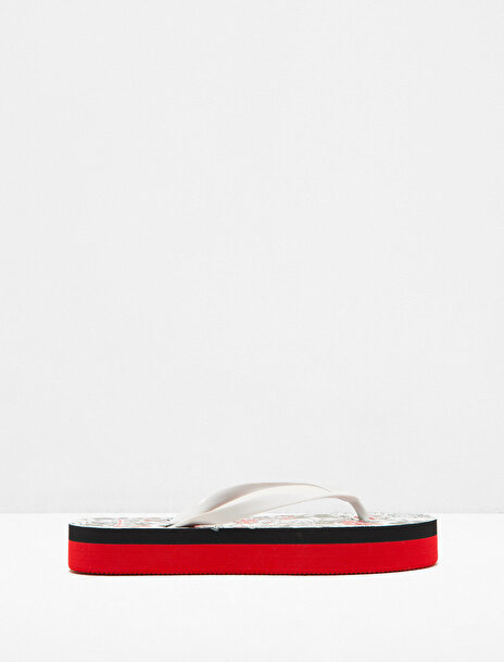 Koton Kadın Mickey Baskılı Terlik