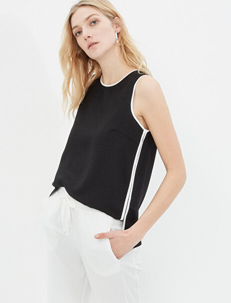 Koton Kadın Renk Bloklu Bluz