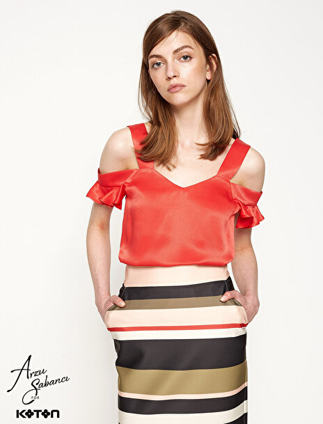 Koton Kadın Omzu Açık Bluz