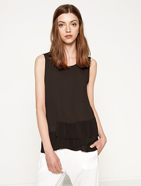 Koton Kadın Pilili Detaylı Atlet