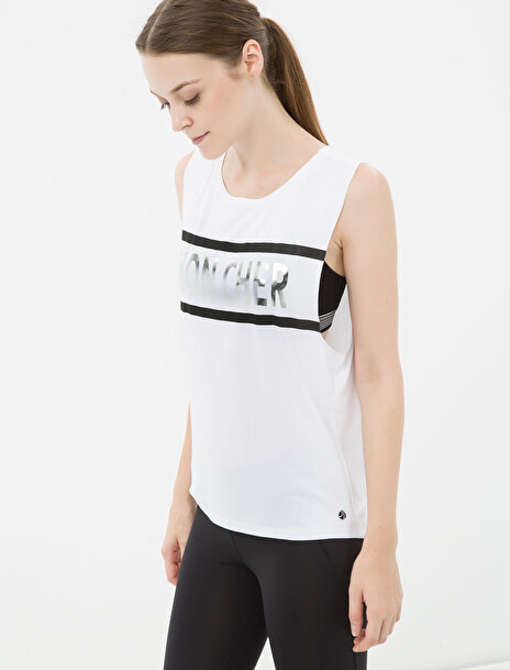 Koton Kadın Yazılı Baskılı Atlet