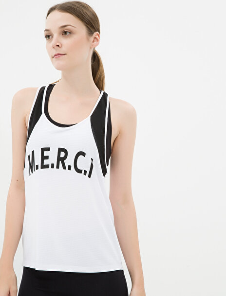 Koton Kadın Yazılı Baskılı Atlet