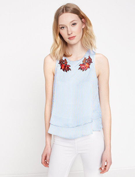 Koton Kadın İşlemeli Bluz