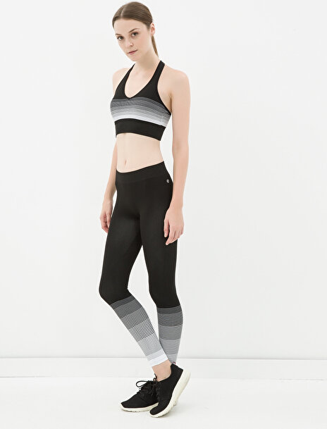 Koton Kadın Çizgili Tayt