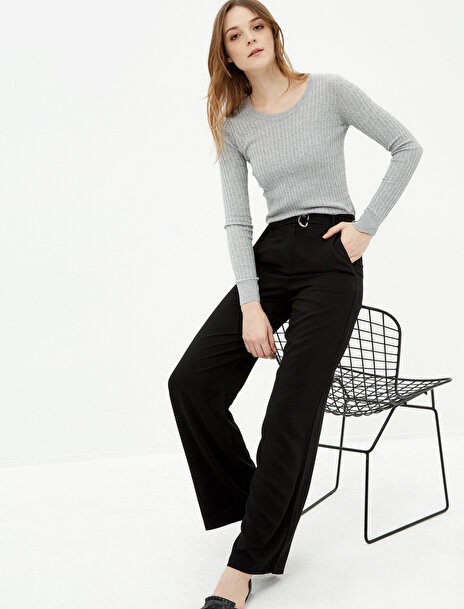Koton Kadın Kemerli Pantolon