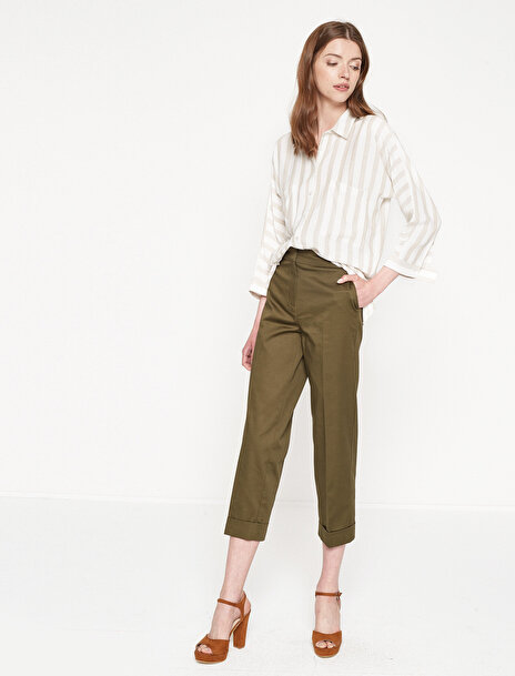 Koton Kadın Kısa Paça Pantolon