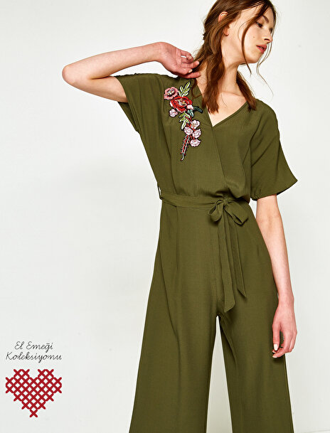 Koton Kadın İşlemeli Tulum Koton Kadın İşlemeli Tulum