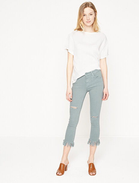 Koton Kadın Yırtık Pantolon