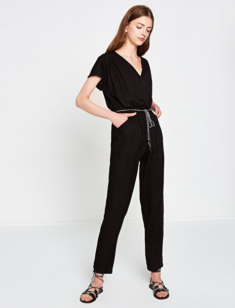 Koton Kadın Beli Bağcıklı Tulum