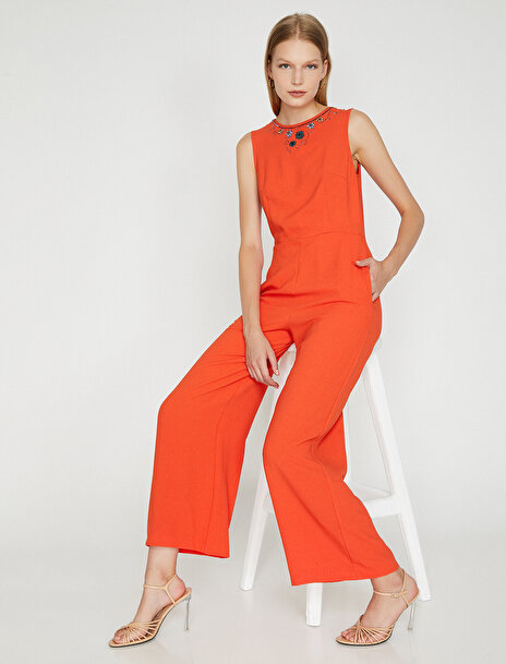 Koton Kadın Cep Detaylı Tulum