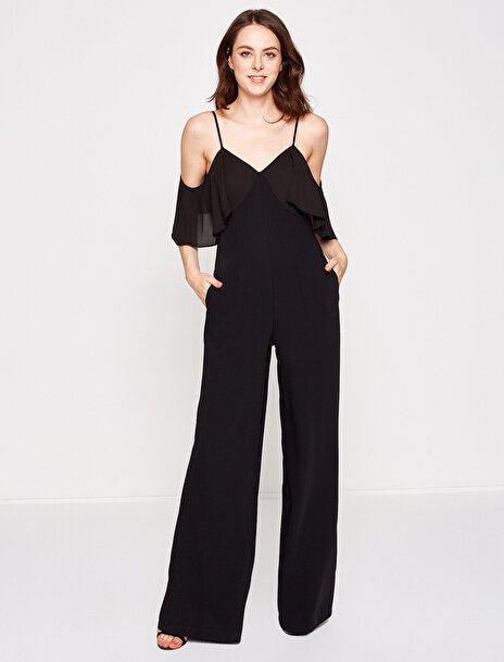 Koton Kadın Fırfır Detaylı Tulum