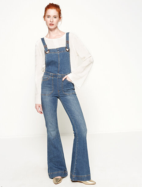 Koton Kadın Cep Detaylı Tulum