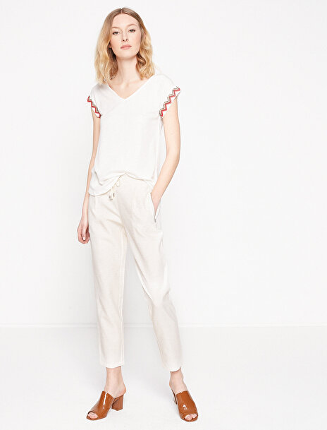 Koton Kadın Keten Pantolon