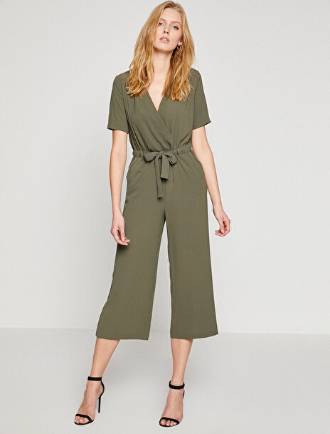 Koton Kadın Beli Bağlamalı Tulum