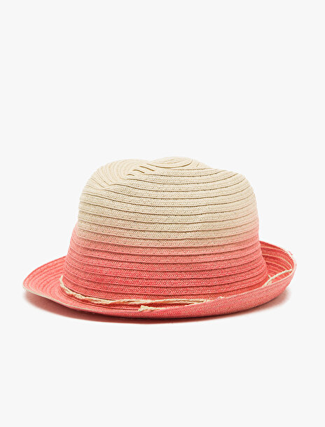 Koton Kadın Desenli Hasır Şapka