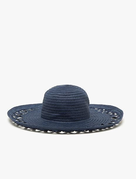 Koton Kadın Desenli Hasır Şapka