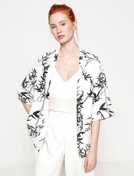 Koton Kadın Desenli Ceket