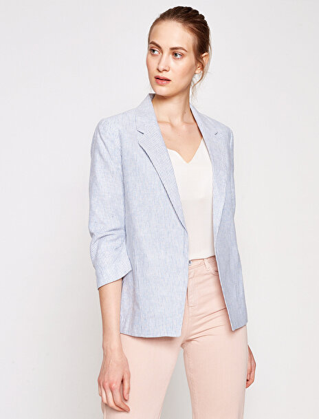 Koton Kadın Keten Ceket