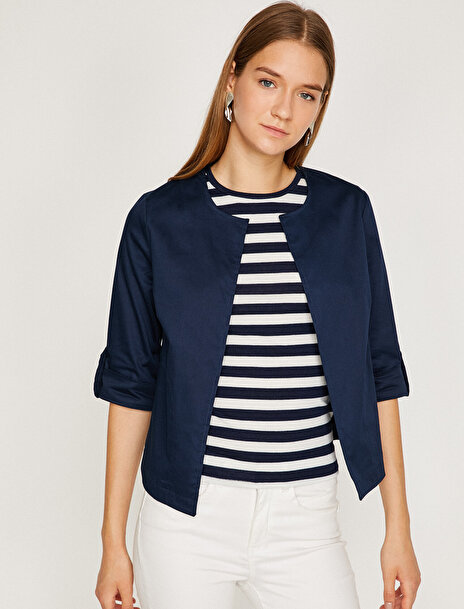 Koton Kadın Bisiklet Yaka Ceket