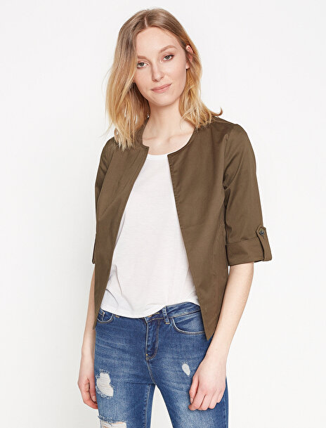 Koton Kadın Bisiklet Yaka Ceket