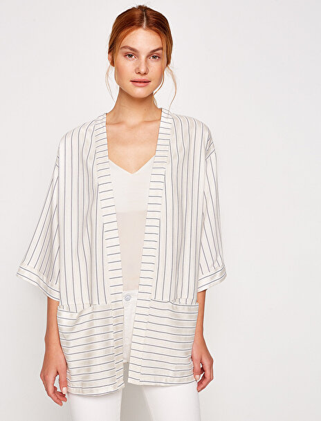 Koton Kadın Keten Ceket