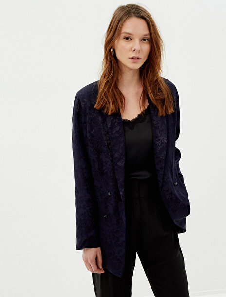 Koton Kadın Çiçekli Ceket