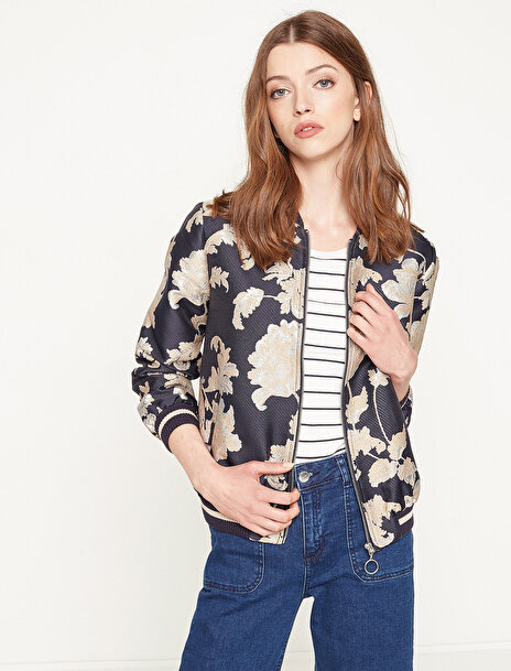 Koton Kadın Fermuar Detaylı Bomber Mont