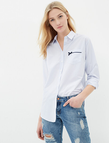 Koton Kadın Cep Detaylı Tunik