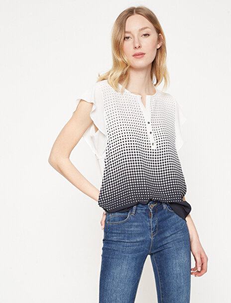 Koton Kadın Puantiyeli Gömlek