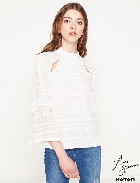 Koton Kadın Arzu Sabancı For Koton Bluz