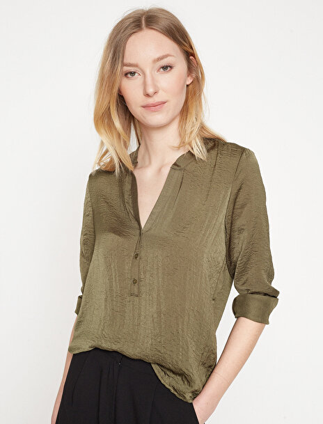 Koton Kadın Rahat Kesim Bluz Koton Kadın Rahat Kesim Bluz