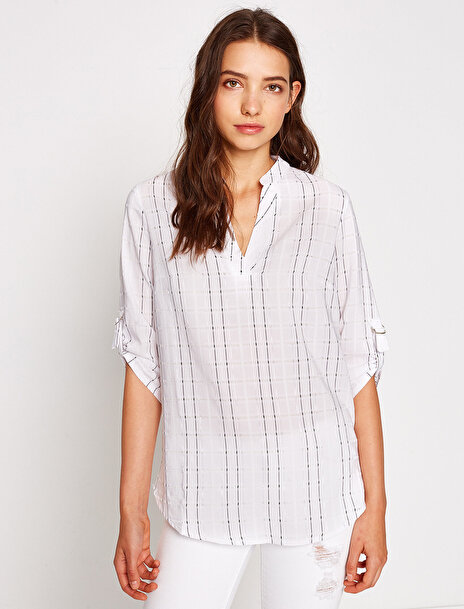Koton Kadın Çizgili Bluz