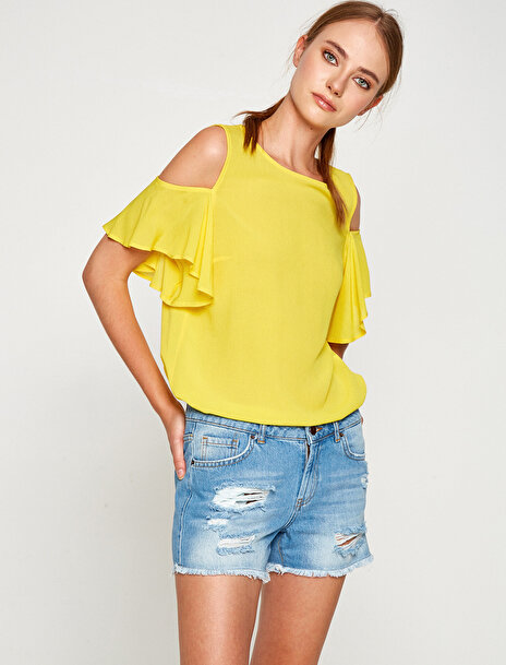 Koton Kadın Omzu Açık Bluz