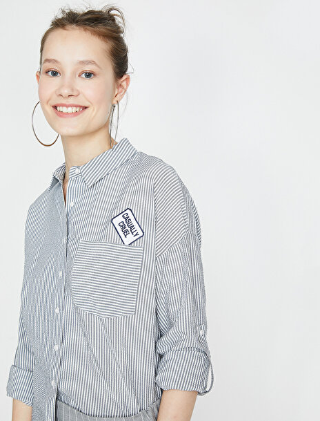 Koton Kadın Aplikeli Gömlek