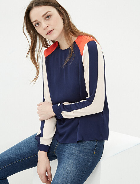 Koton Kadın Rahat Kesim Bluz Koton Kadın Rahat Kesim Bluz