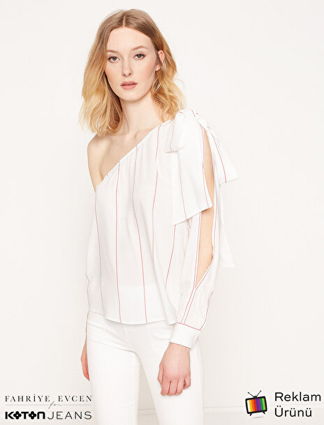 Koton Kadın Fahriye Evcen For Koton Jeans Bluz