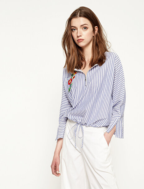 Koton Kadın Nakışlı Bluz