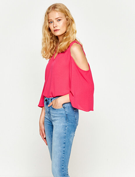 Koton Kadın Omzu Açık Bluz