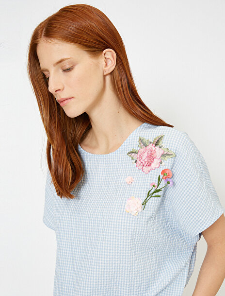 Koton Kadın İşlemeli Bluz