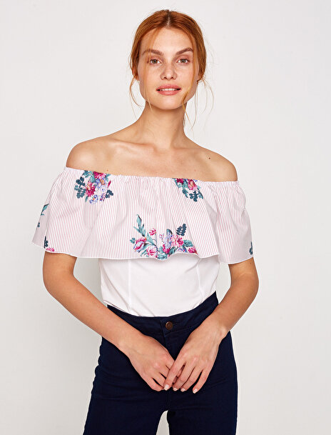 Koton Kadın Omzu Açık Bluz