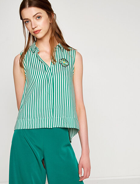 Koton Kadın İşlemeli Gömlek