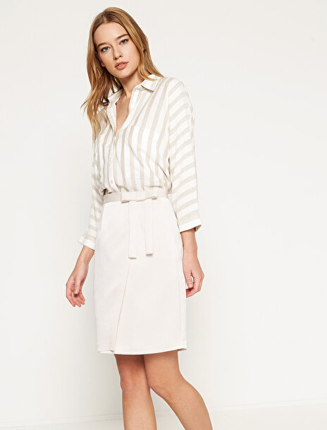 Koton Kadın Fiyonk Detaylı Etek